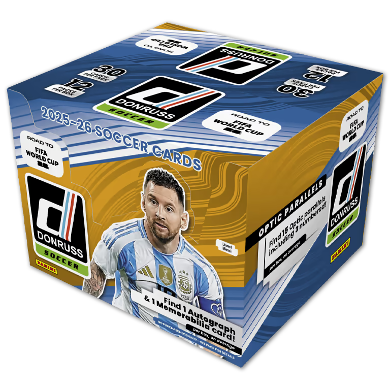 2025-26 Panini DONRUSS Road to FIFA World Cup 2026 Hobby Box (LIVEBREA ...